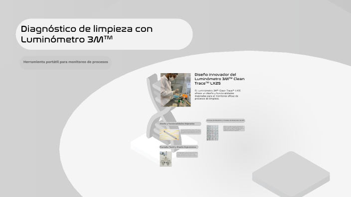Diagnóstico de limpieza con Luminómetro 3M™ by gabo correa on Prezi