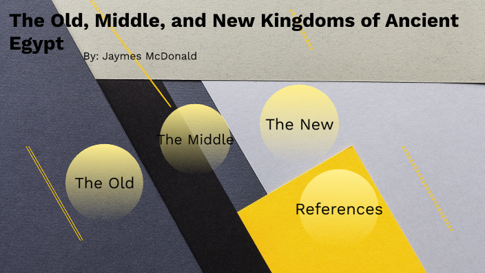 The Old, Middle and New Kingdoms of Ancient Egypt - Jaymes McDonald ...