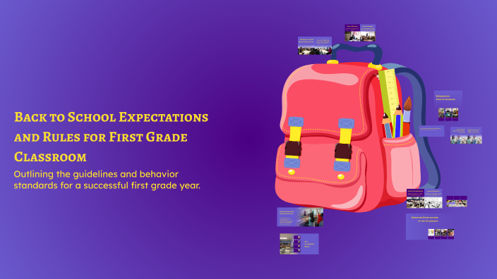 Back to School Expectations and Rules for First Grade Classroom by Ruth ...
