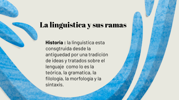 La lingüística y sus ramas by Erika Malambo on Prezi
