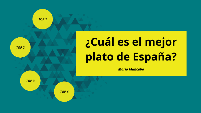 ¿Cuál es el mejor plato de España? Mario Mancebo 1Bach by Mario Mancebo ...