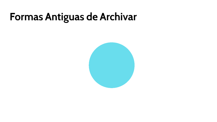 Formas Antiguas de Archivo by Norberto Rodriguez on Prezi