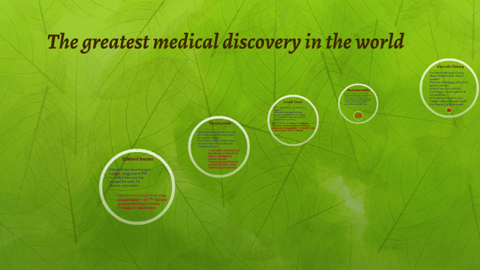 The greatest medical discovery in the world by ilaria boi on Prezi