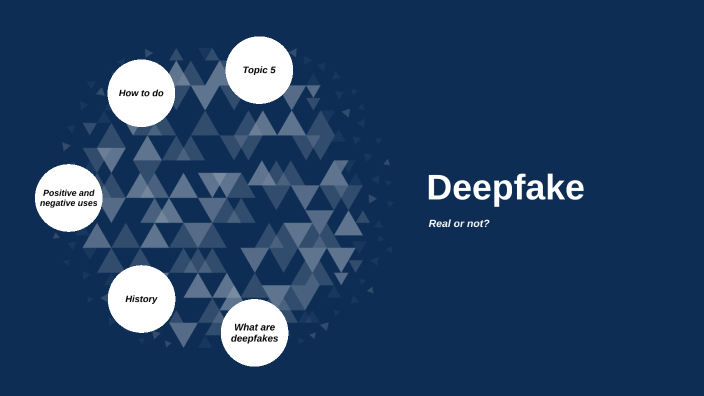 Deepfakes History and Consequences by David Bauge on Prezi