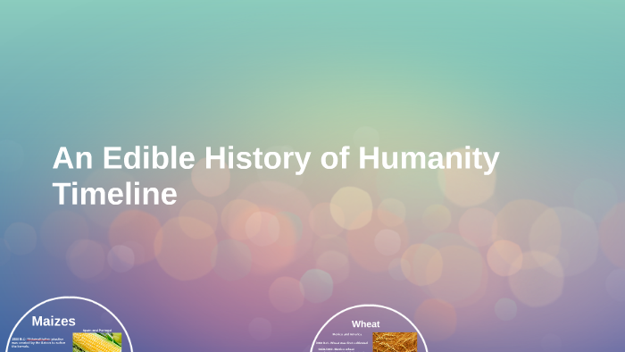 An Edible History of Humanity Timeline by Nicolas Nguyen on Prezi
