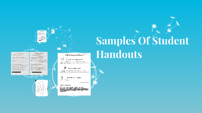 Sample Of Student Handouts by Brenna Hahne on Prezi
