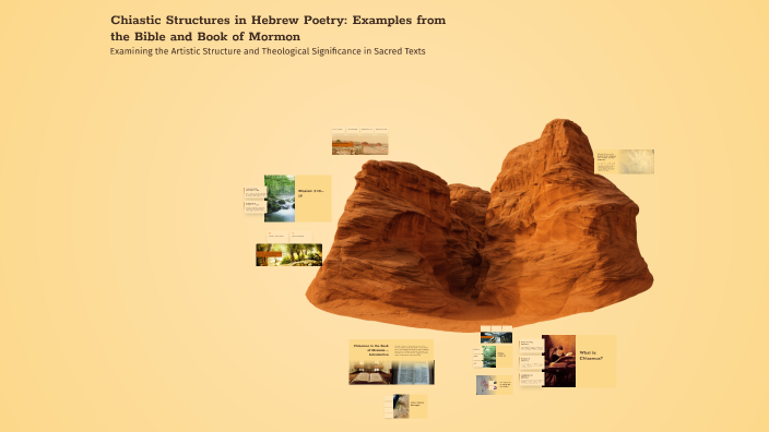 Chiastic Structures in Hebrew Poetry: Examples from the Bible and Book ...