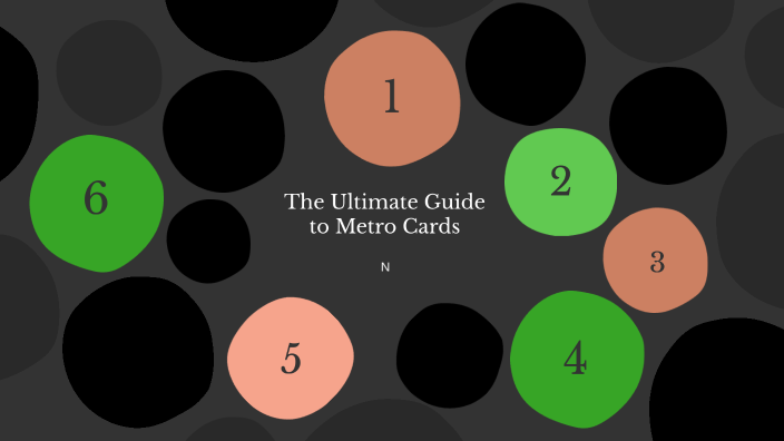 The Ultimate Guide to Metro Cards by DIAA SHALBA on Prezi