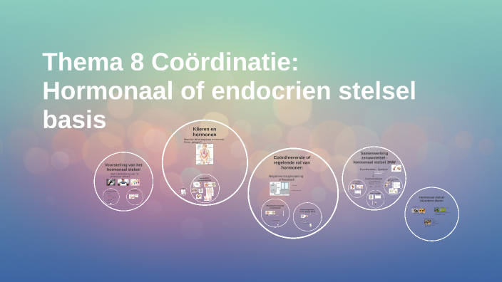 Basis Thema 8 Coördinatie: hormonaal stelsel by Joke Dondeyne on Prezi