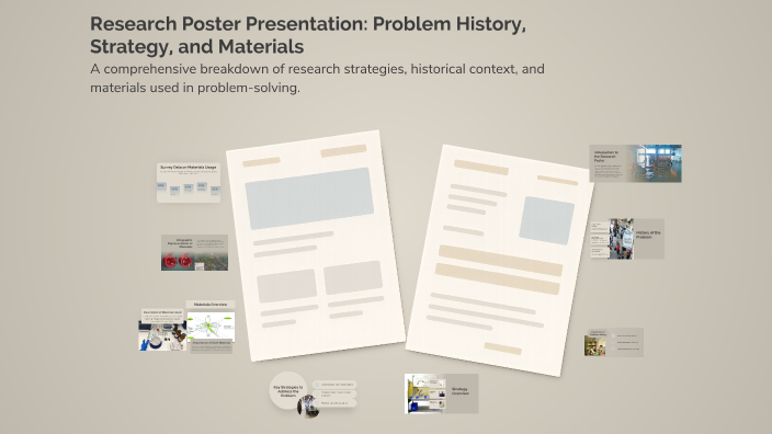 Research Poster Presentation: Problem History, Strategy, and Materials ...