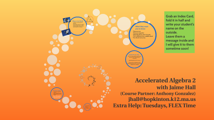 Acc Alg 2 Parent Night 24-25 by Jaime Hall on Prezi