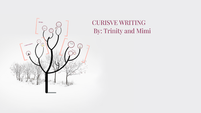 CURSIVE WRITING by Trinity Gonzalez