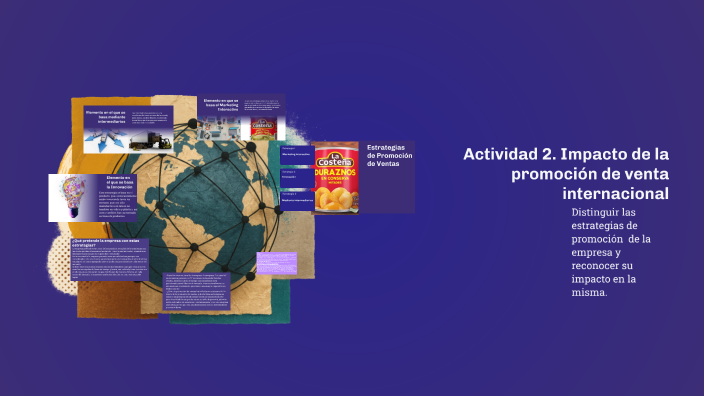 Actividad 2. Impacto de la promoción de venta internacional by Jessica ...