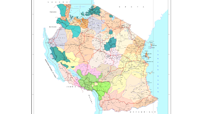 Tz map by Liz Thomson on Prezi