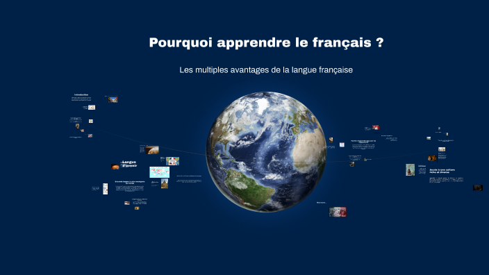 Pourquoi apprendre le français ? by Jérémy Fontes on Prezi