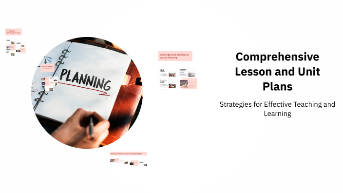 Comprehensive Lesson and Unit Plans by Skylar Townsend on Prezi