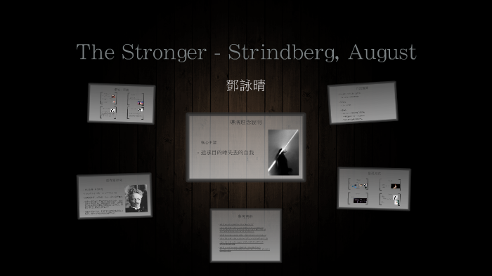The Stronger - Strindberg, August by Kris Tang