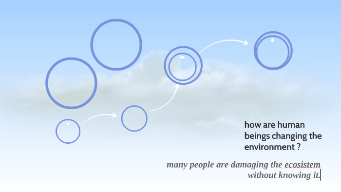 how are human beings changing the environment ? by arianna orellana on ...
