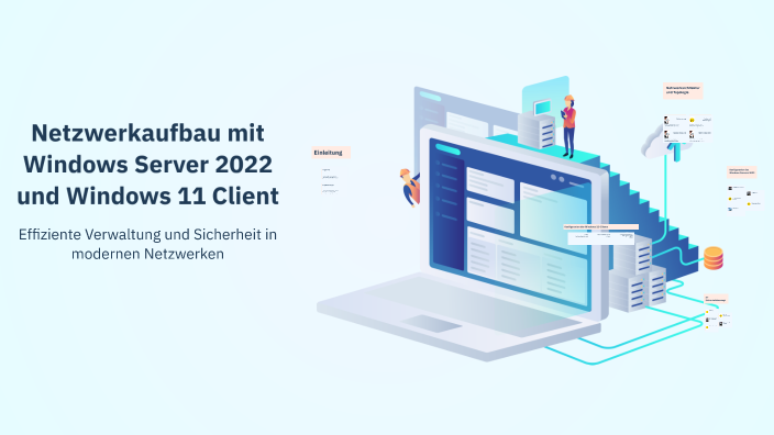 Netzwerkaufbau mit Windows Server 2022 und Windows 11 Client by Rita on ...