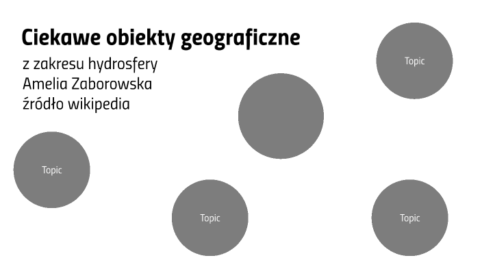 Ciekawe obiekty geograficzne z zakresu hydrosfery by Amelka Zaborowska ...