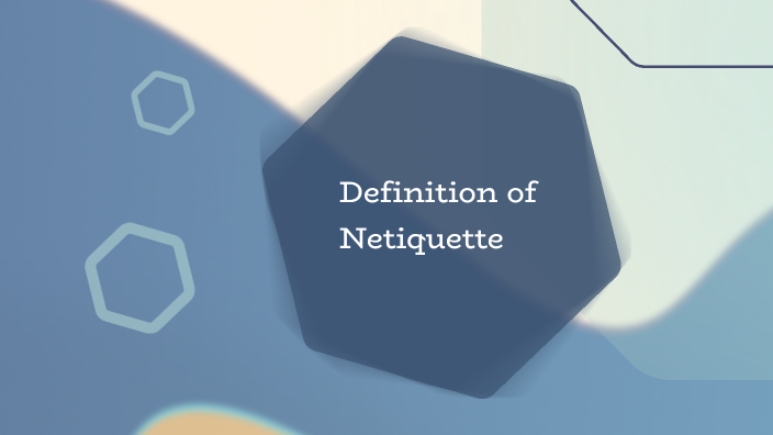 Definition of Netiquette by Eralp Çolak on Prezi