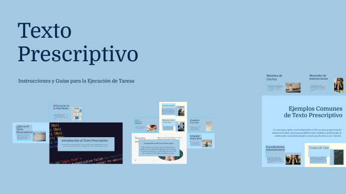 Texto Prescriptivo by cristhian bueno on Prezi