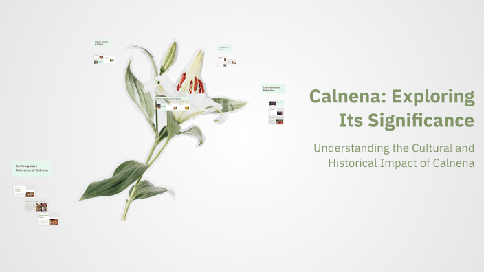 Calnena: Exploring Its Significance by David Fritsche on Prezi