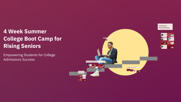 Summer College Boot Camp for Rising Seniors by Halima Escort Moore on Prezi