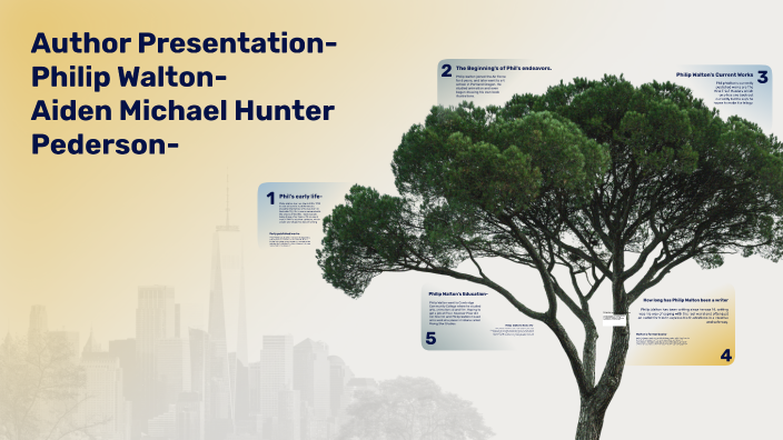 Author Presentation Philip Walten- Aiden Michael Hunter Pederson by ...