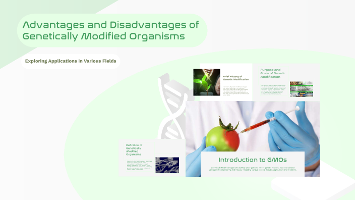 Advantages and Disadvantages of Genetically Modified Organisms by ...