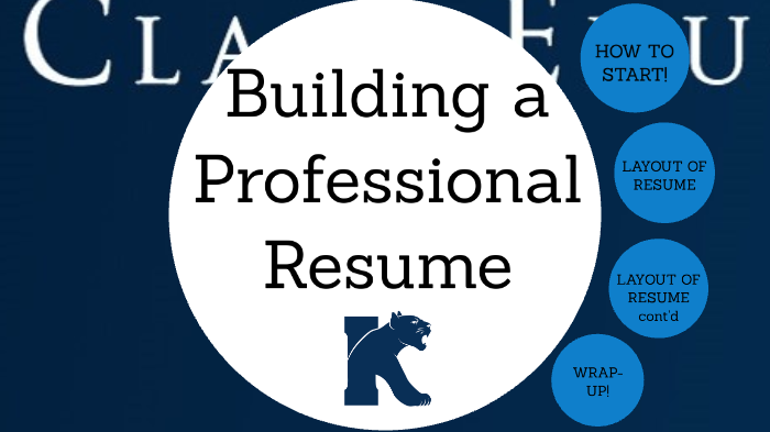 Resume 101 Guide by Career Services on Prezi