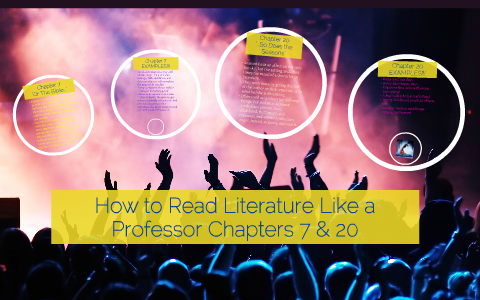 How to Read Literature Like a Professor Chapters 7 & 20 by Braylon ...