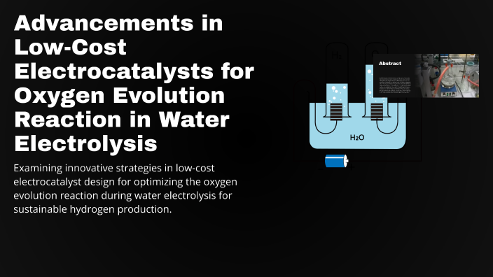 Advancements in Low-Cost Electrocatalysts for Oxygen Evolution Reaction ...