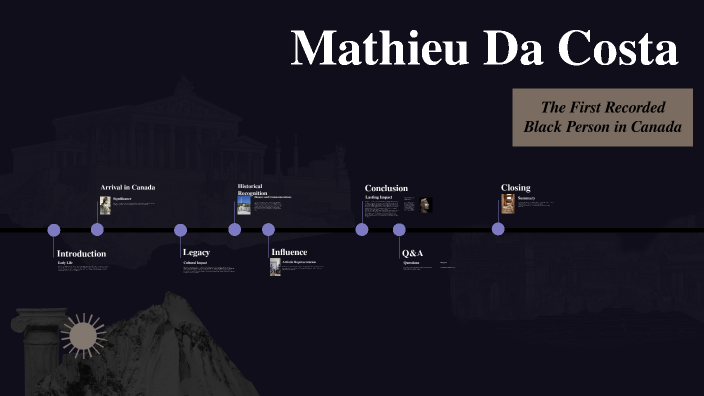 Mathieu Da Costa by Noah Lalonde on Prezi