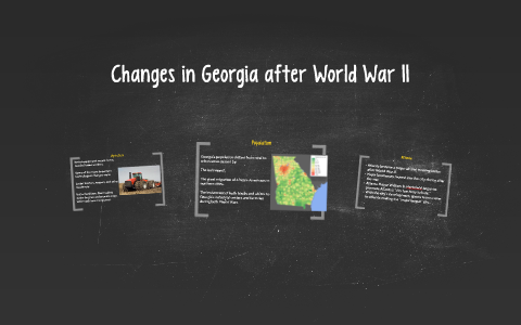 Changes in Georgia after World War II by Anthony Booker on Prezi