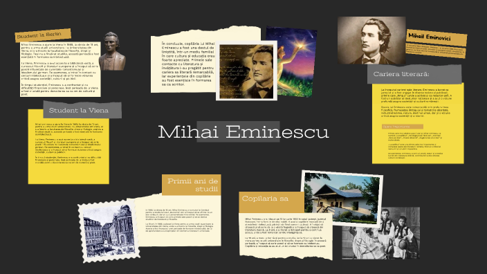 Mihai Eminescu by Ariana Miron on Prezi