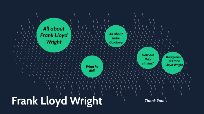 Frank Lloyd Wright and how he's similar to Rube Goldberg by BLAKE GRAY ...