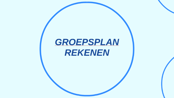 GROEPSPLAN REKENEN by Karin Veltman on Prezi