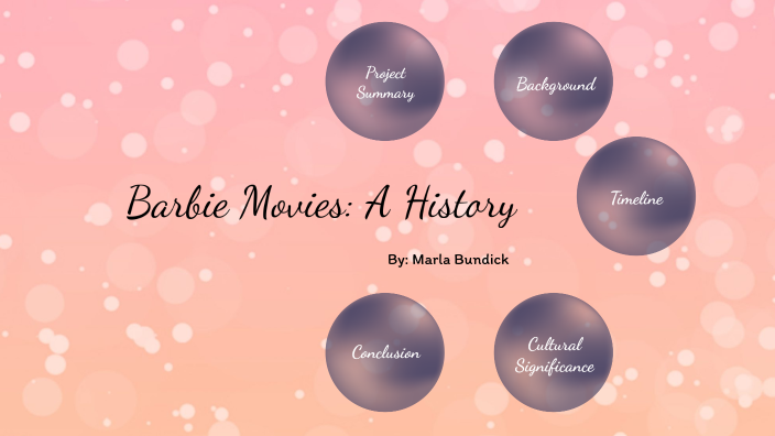 History of Barbie Movies by Marla Bundick on Prezi