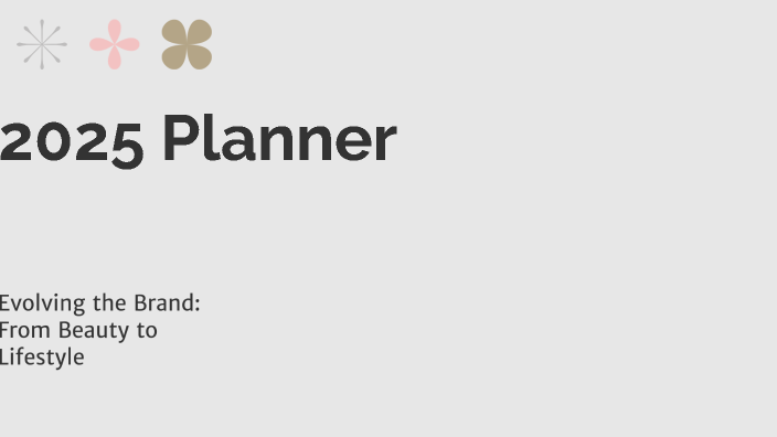 2025 Planner by Rima Channan on Prezi