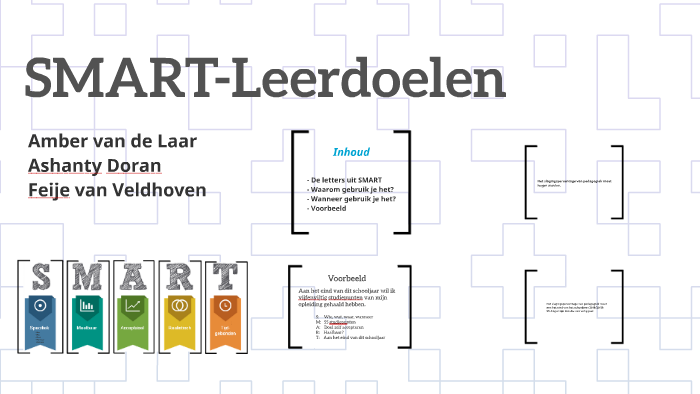 SMART- Leerdoelen by on Prezi