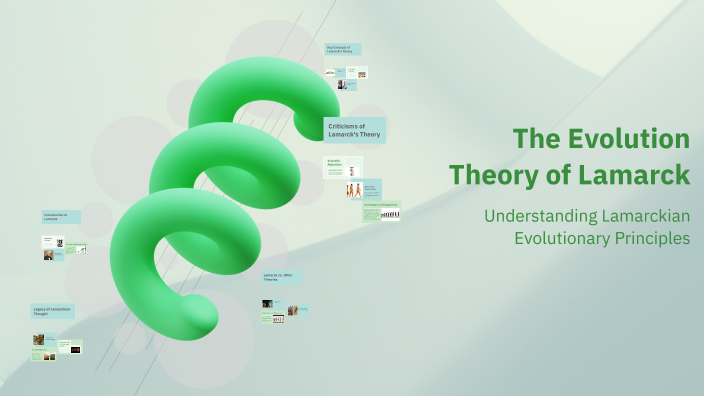 The Evolution Theory of Lamarck by Dima Boitsov on Prezi