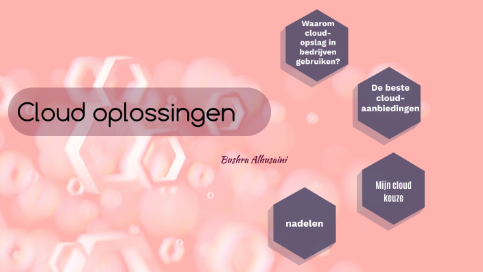 cloud oplossingen by Bushra Alhusaini on Prezi