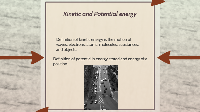 Definition of kinetic energy is the motion of waves, electro by kya ...