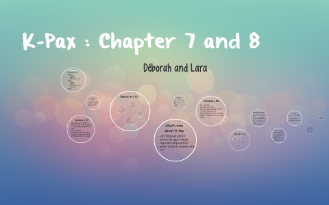 K-Pax : Chapter 7 & 8 by Lara Grisel on Prezi