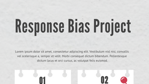 Response Bias Project by xavier zhou on Prezi Design