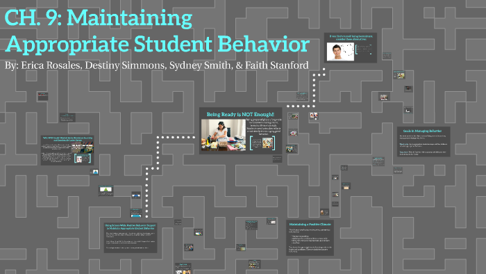 CH. 9: Maintaining Appropriate Student Behavior by on Prezi CH. 9: Maintaining Appropriate Student Behavior by on Prezi