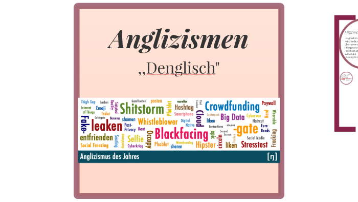 Anglizismen by Jenna Maas on Prezi