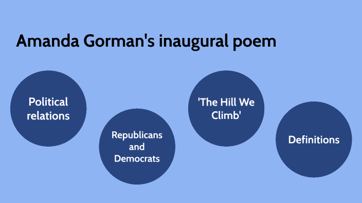 Amanda Gorman's inaugural poem 2 by Catalina Gneiße on Prezi