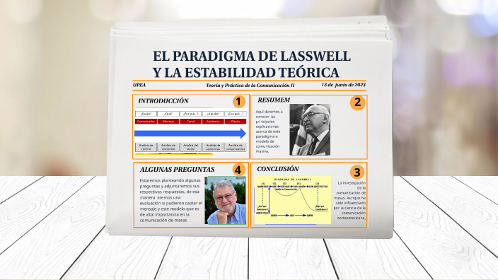 EL PARADIGMA DE LASSWELL Y LA ESTABILIDAD TEÓRICA by Abraham Vidal Pari ...